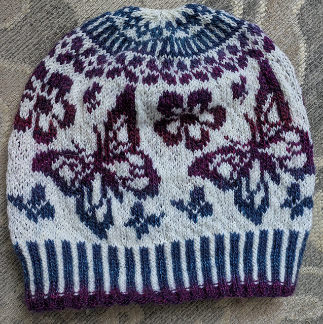 Ravelry: Butterfly Contemplation Hat pattern by Cierra K