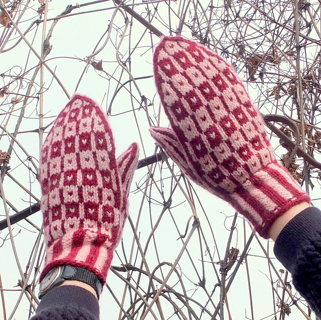 Ravelry: ckknit's Multi-Pane Mittens