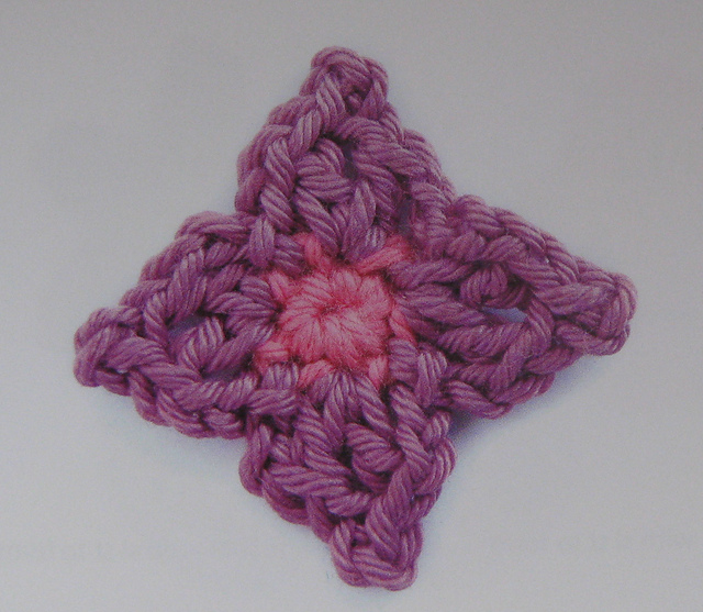 Ravelry: Four-Petal Flower pattern by Claire Crompton