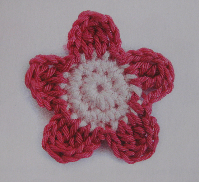 Ravelry: Five Petal Flower pattern by Claire Crompton