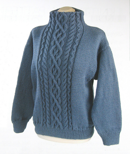 Ravelry: Funnel Neck Sweater pattern by Claire Crompton