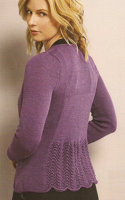 Ravelry: Pretty Backside Sweater pattern by Lorna Miser