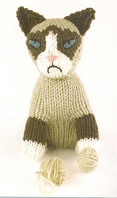 Ravelry: Mini Me Grumpy Cat Plush pattern by Kristin Eksuzian