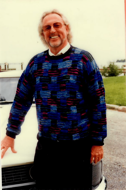 Ravelry: 420 Bon Bon Squares Sweater pattern by Laura Bryant