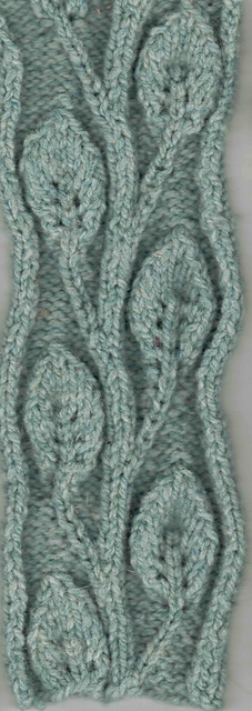 Ravelry: Embossed Twining Vine Leaf pattern by Barbara G. Walker