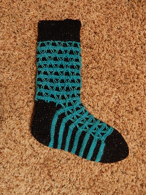 Ravelry: Petal Quilt Sock pattern by Clara Masessa