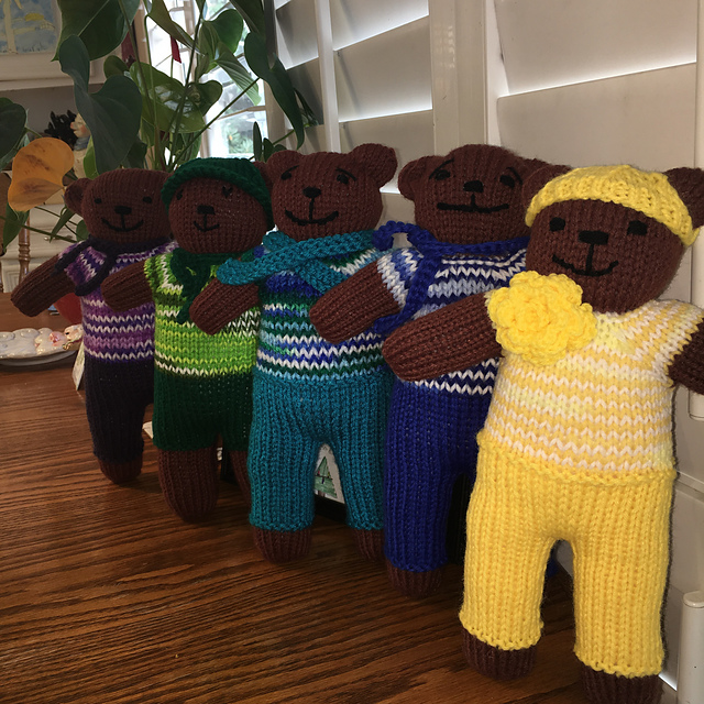 Ravelry: cobbieknits' Mother Bear Project #161 to 165
