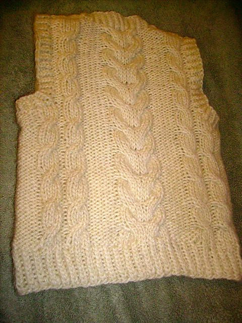 Ravelry: Toddler's Aran Vest pattern by Arbutus Books