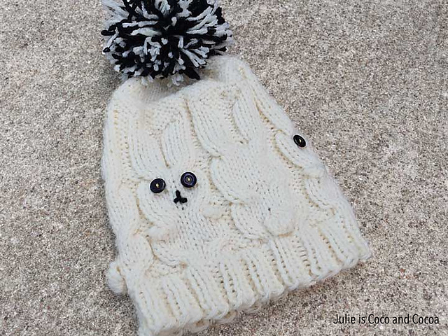 Ravelry: Snow Bunny Hat pattern by Julie Grimmett