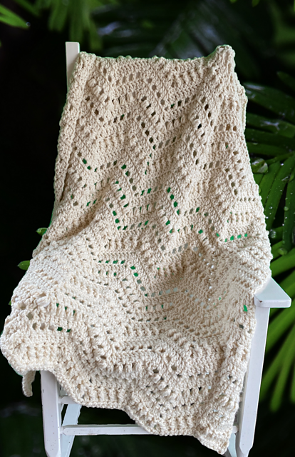 Ravelry: A Latte Texture Chevron Ripple Afghan pattern by Alicia Blake