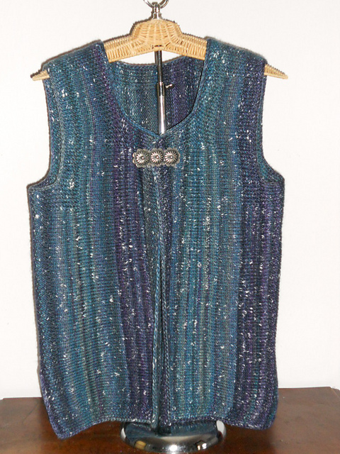 Ravelry: Basic Side to Side Vest pattern by Judy Cross