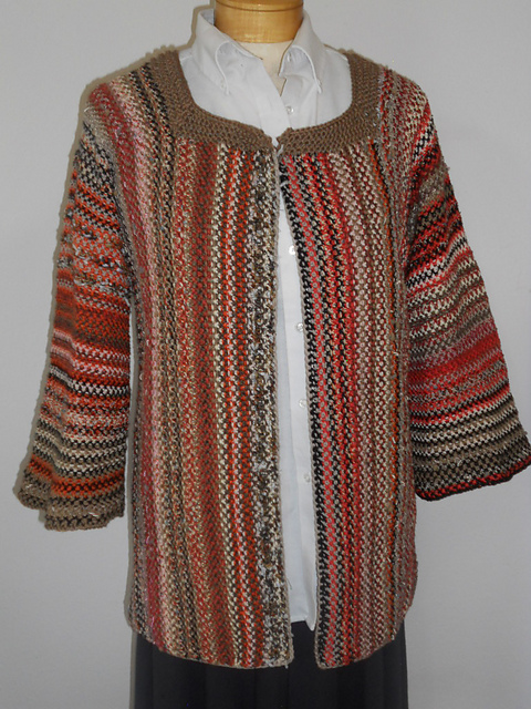 Ravelry: Linen Stitch Jacket pattern by Judy Cross