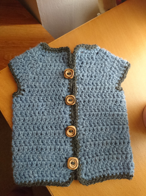 Ravelry: baby vest pattern by Colin's Yarn Magic
