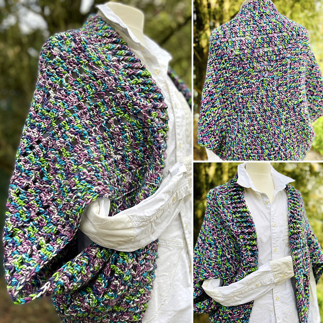 Ravelry: Easy Colorful Shrug pattern by Martina Supova