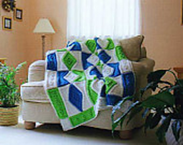 Ravelry: DIAMONDS blanket pattern by Jody Pyott