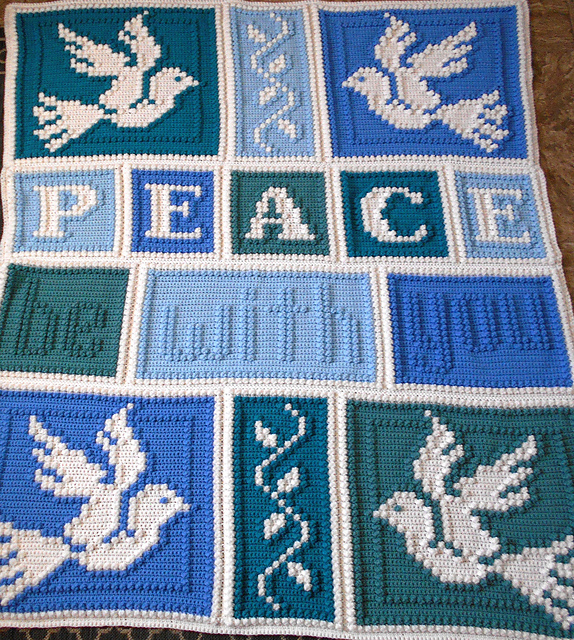 Ravelry: Doves blanket pattern by Jody Pyott