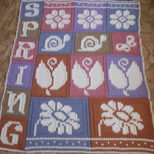 Ravelry: Spring blanket pattern by Jody Pyott