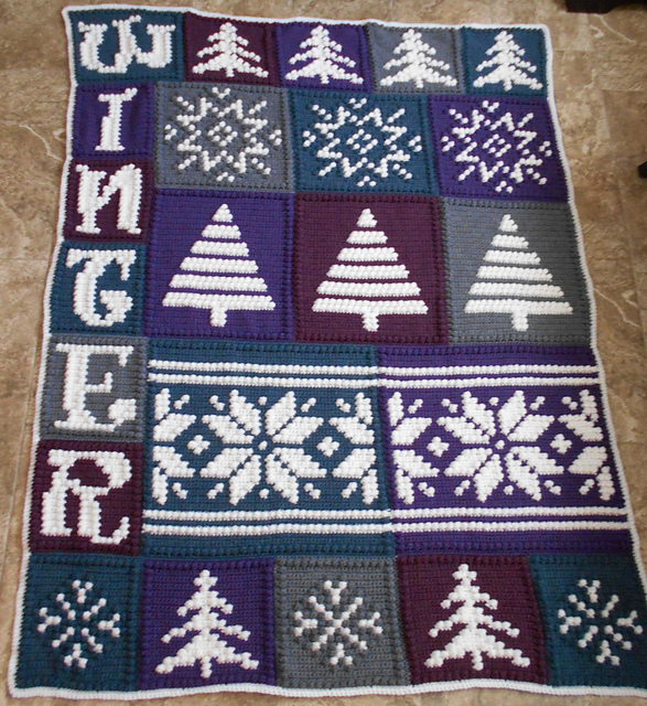 Ravelry: Winter blanket pattern by Jody Pyott