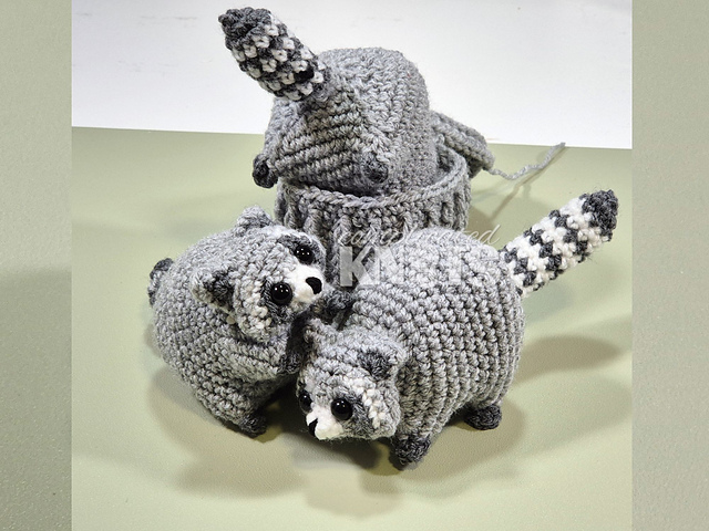 Ravelry: Racoon pattern by Kylie Slee