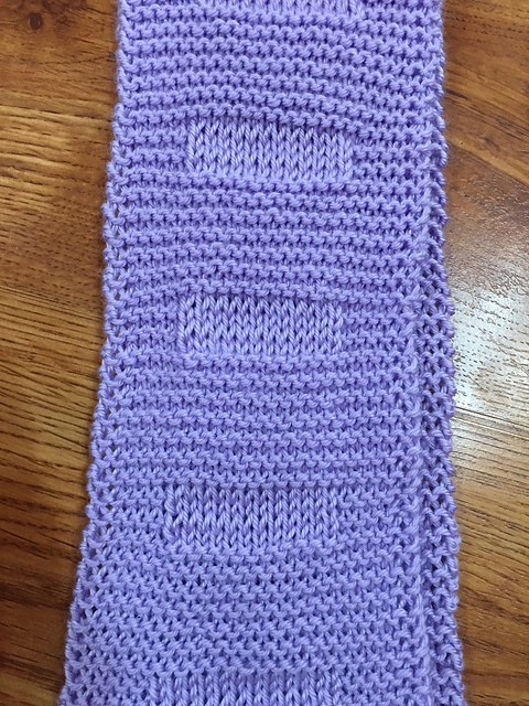 Ravelry: Simple Panel Scarf pattern by Adrienne Lashley