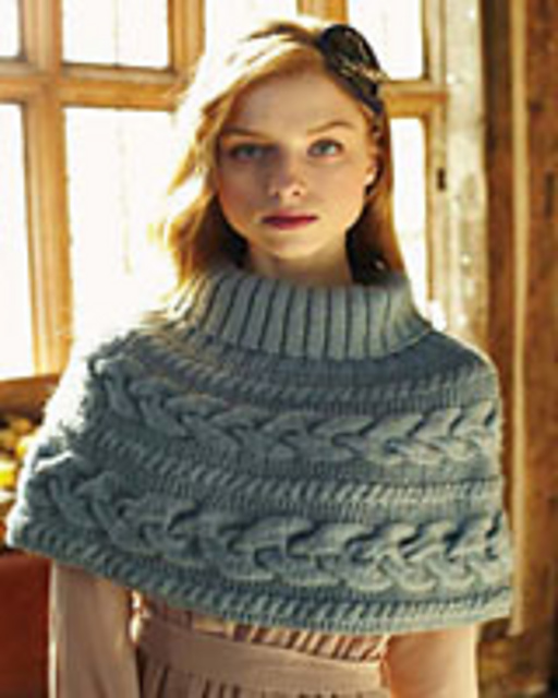 Ravelry: Shoulder Capelet pattern by Debbie Bliss