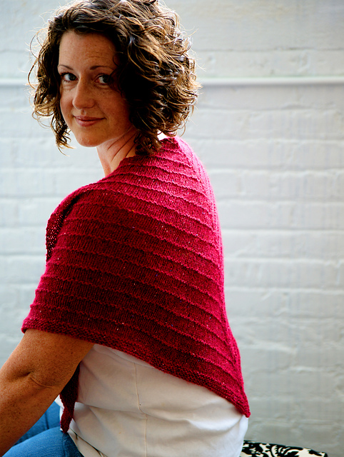 Ravelry: Top-Down Triangle Shawl pattern by Kate Atherley