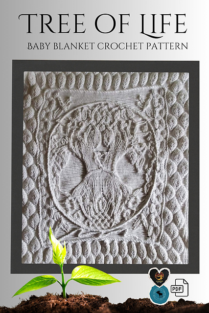 Ravelry: Tree of Life baby blanket pattern by Corina Conway