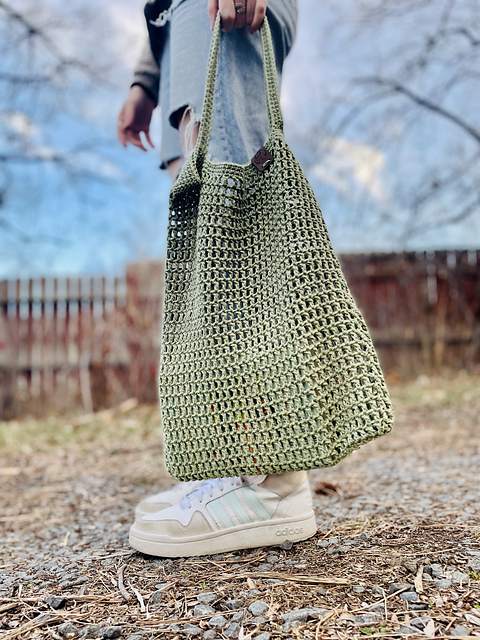 Ravelry: Large Mesh Tote Bag pattern by Tamara Smith