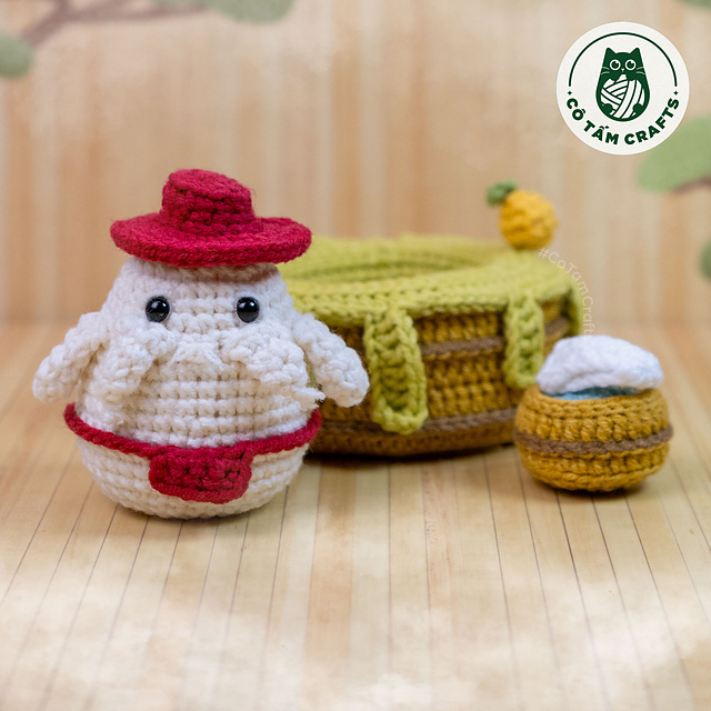 Ravelry: Radish Spirit, Spirited Away pattern by Vo Do Huyen Trang