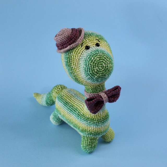 Ravelry: Benedict The Longneck Dinosaur pattern by Ivy Smith