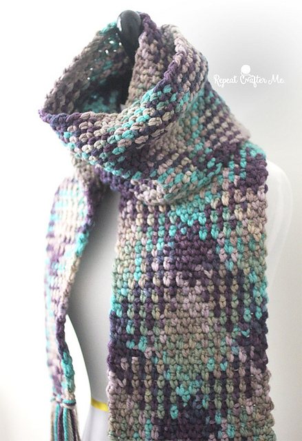 Ravelry: Planned Color Pooling Scarf pattern by Sarah Zimmerman