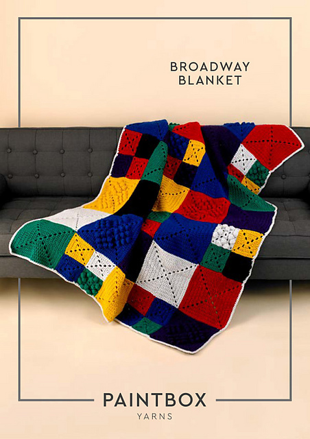 Ravelry: Broadway Blanket pattern by Paintbox Yarns