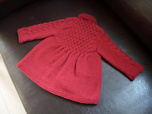 Ravelry: cozysunnyday's Toddler's Smocked Cable Coat