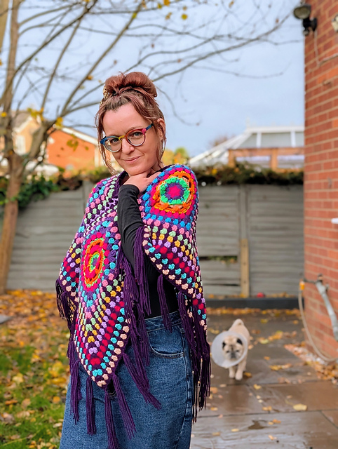 Ravelry: The Spellweaver Poncho pattern by Kelly Phelps