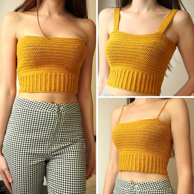 Ravelry: Crop Tank Top pattern by Gabriela Krasteva