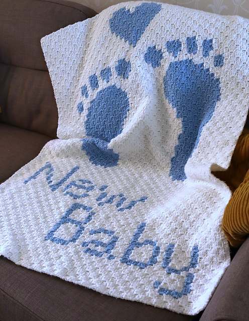 Ravelry: C2C Baby Blanket 'New Baby' pattern by Aleksandra Pavlova