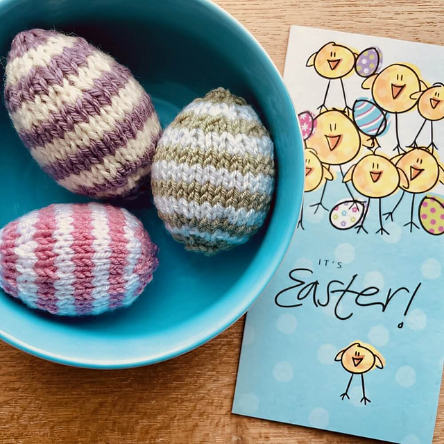 Ravelry: Flat knit easter eggs pattern by Janine Dalton
