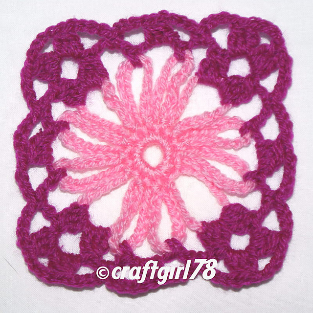 Ravelry: 14 Cone Flower pattern by Margaret Hubert