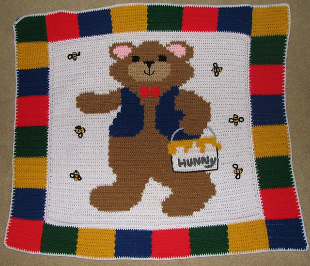 Ravelry: Barry Bear Afghan pattern by Sandra Miller Maxfield