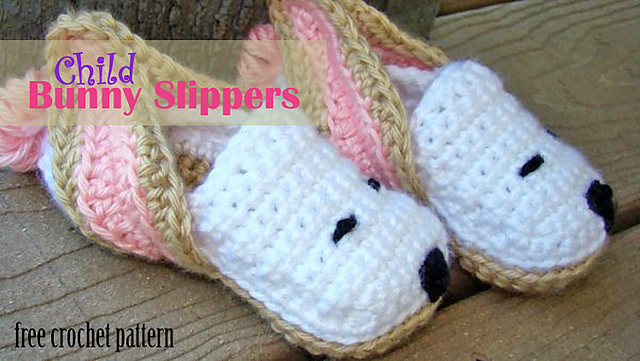 Ravelry: Child Bunny Slippers pattern by Esther Leavitt