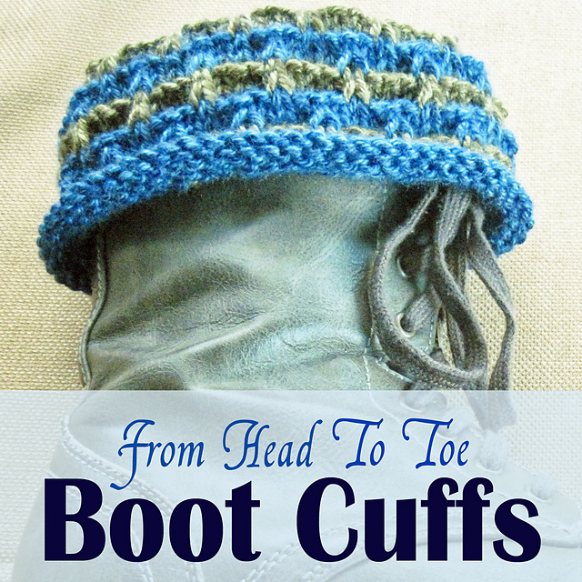 Ravelry: From Head To Toe Boot Cuffs pattern by Melanie Smith