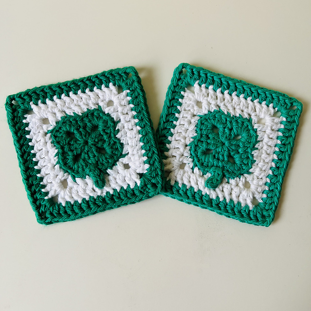 Ravelry: Shamrock Granny Square pattern by Sammi Zheng