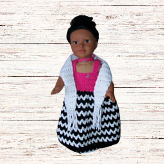 Ravelry: doll dress pattern, #108 pattern by DWC