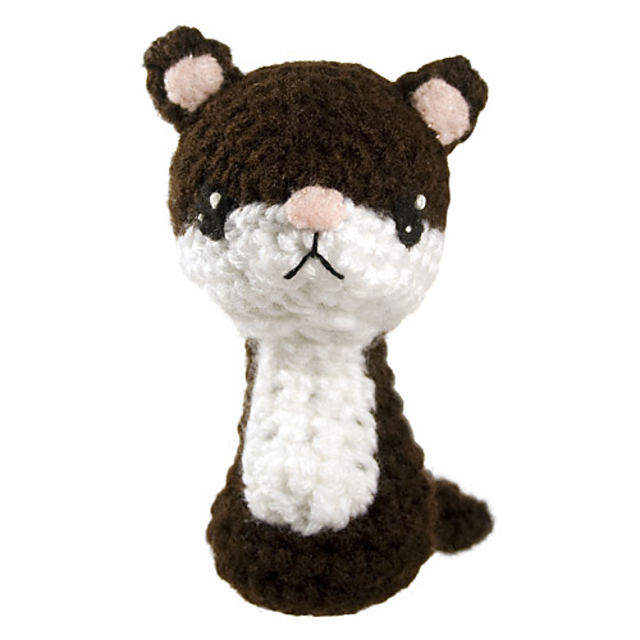 Ravelry: Crochet Amigurumi Weasel pattern by Lisa Eberhart