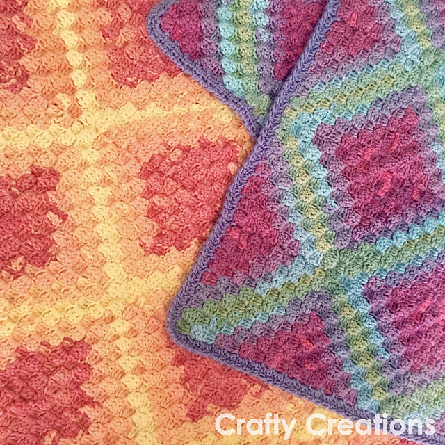 Ravelry: Lava and Aurora Blankets pattern by Kirstin Campbell-Harris