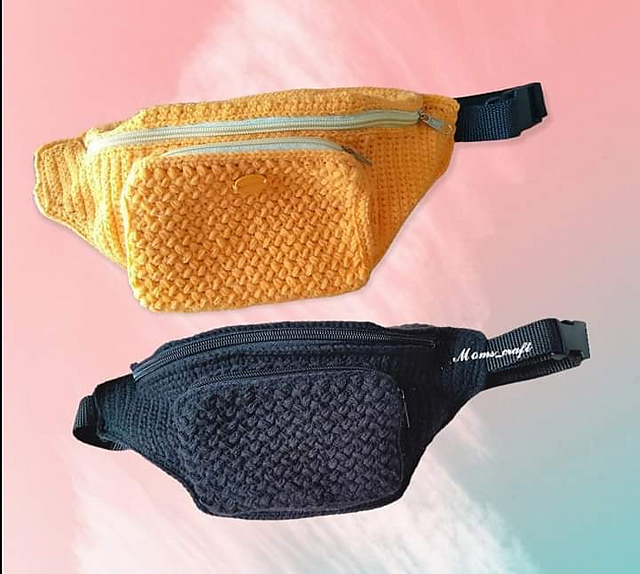 Ravelry: BELT BAG/HIP BAG pattern by Crafty Dhee