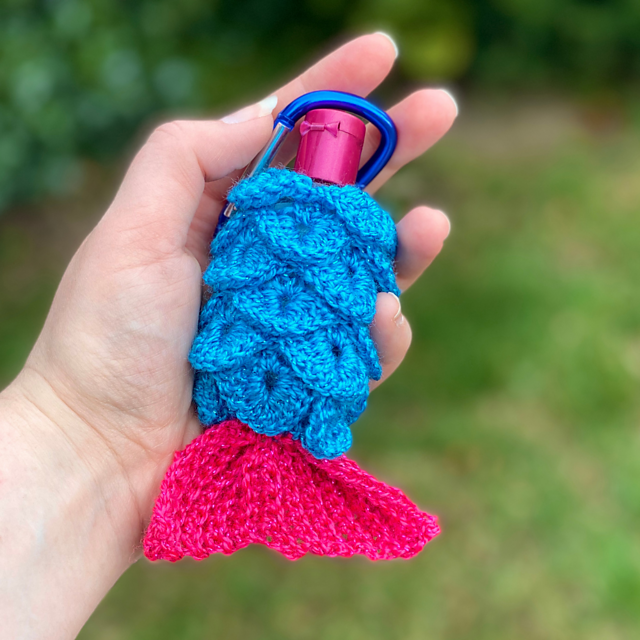 Ravelry: Mermaid Hand Sanitizer Cozy pattern by Crafty Kitty Crochet