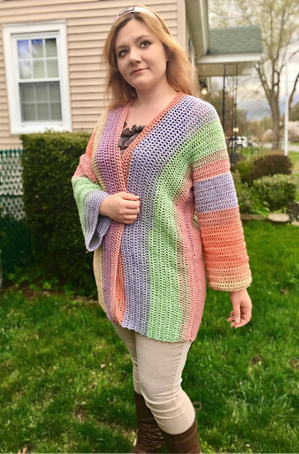 Ravelry: Light & Airy Cardigan pattern by Crafty Kitty Crochet