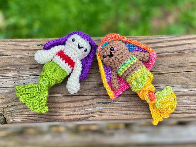 Ravelry: Amigurumi Mini Mermaids pattern by Crafty Kitty Crochet