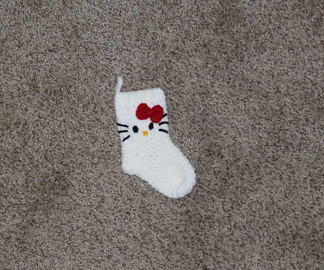 Ravelry: Mini Hello Kitty Stocking pattern by Jennifer Lynas